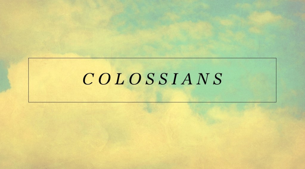 Colossians: Christ’s Sufficient Reconciliation (Col. 1:20-23) | Brandon ...